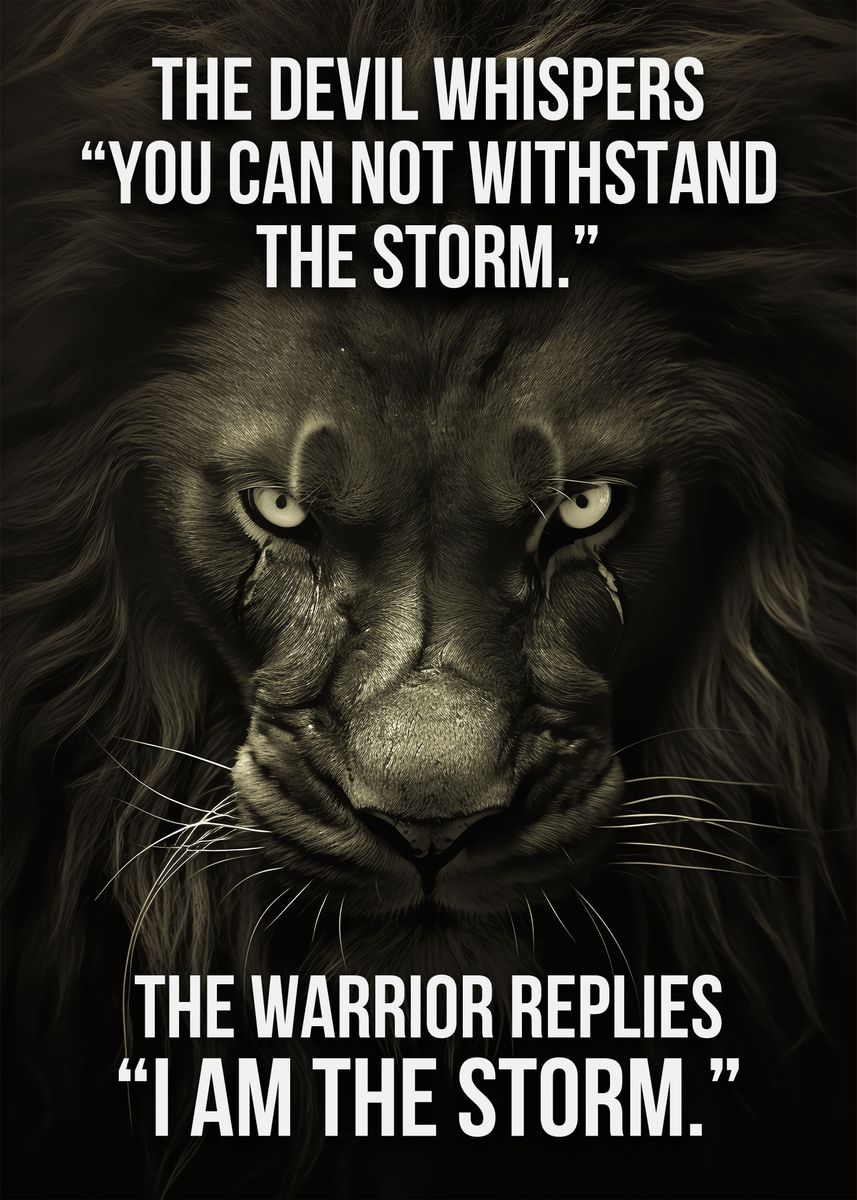 'The devil whisper motivate' Poster, picture, metal print, paint by ...