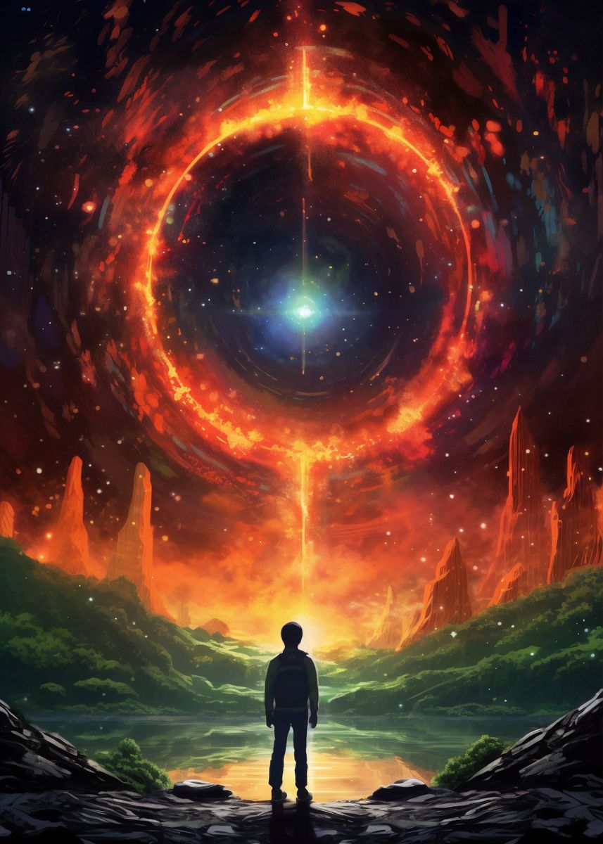 'Supernova' Poster, picture, metal print, paint by Cybronauts | Displate