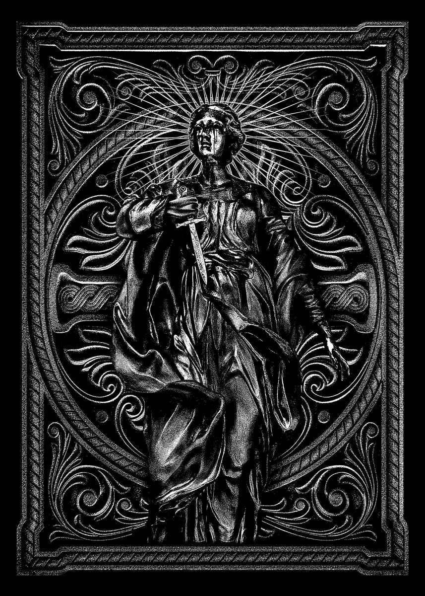 'The Saint' Poster, picture, metal print, paint by Diego Gedoz de Souza ...