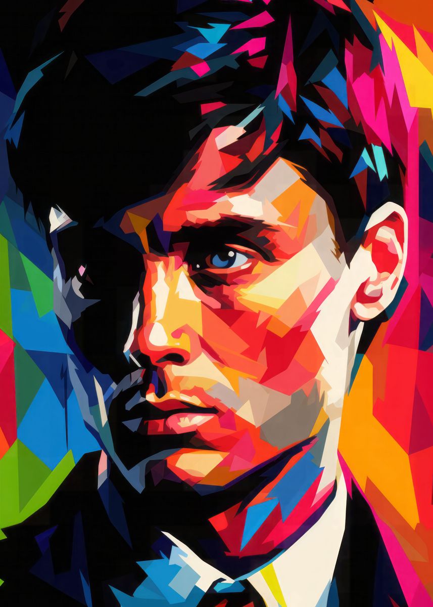 'Cillian Murphy' Poster, picture, metal print, paint by Graphics GC ...