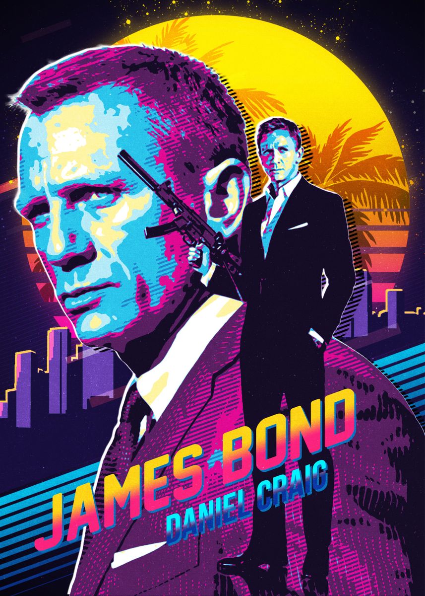 'Bond part 6' Poster, picture, metal print, paint by Aesthetic Metal ...