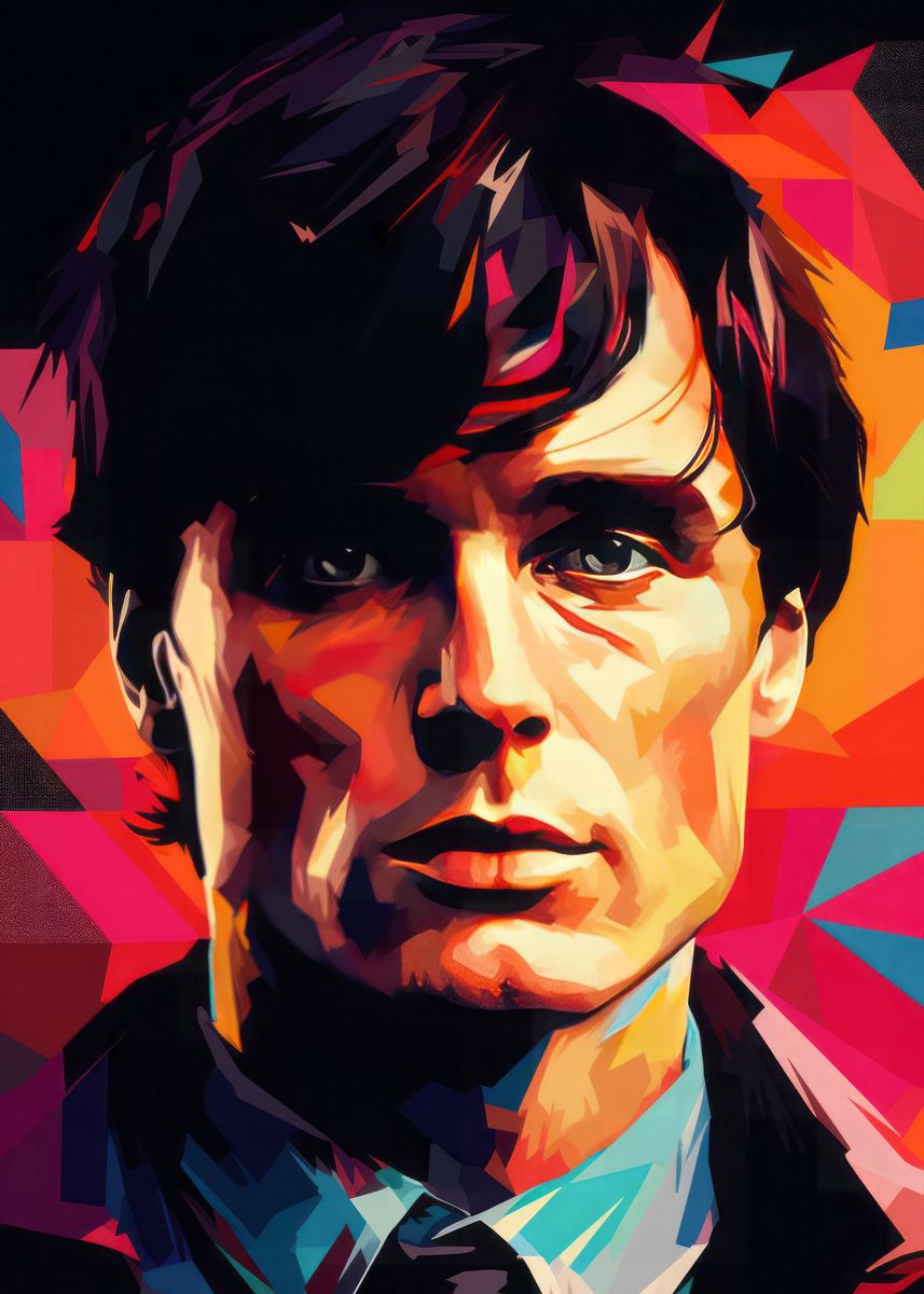 'Cillian Murphy' Poster, picture, metal print, paint by Graphics GC ...