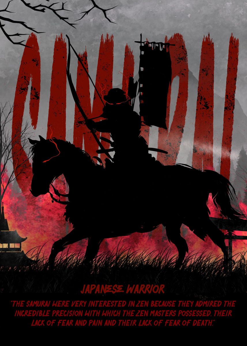 'Japanese samurai' Poster, picture, metal print, paint by Japanese ...