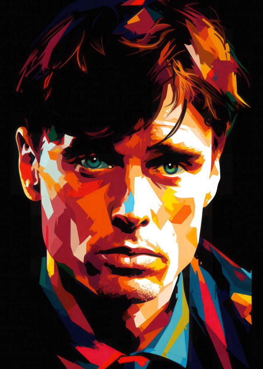 'Cillian Murphy' Poster, picture, metal print, paint by Graphics GC ...