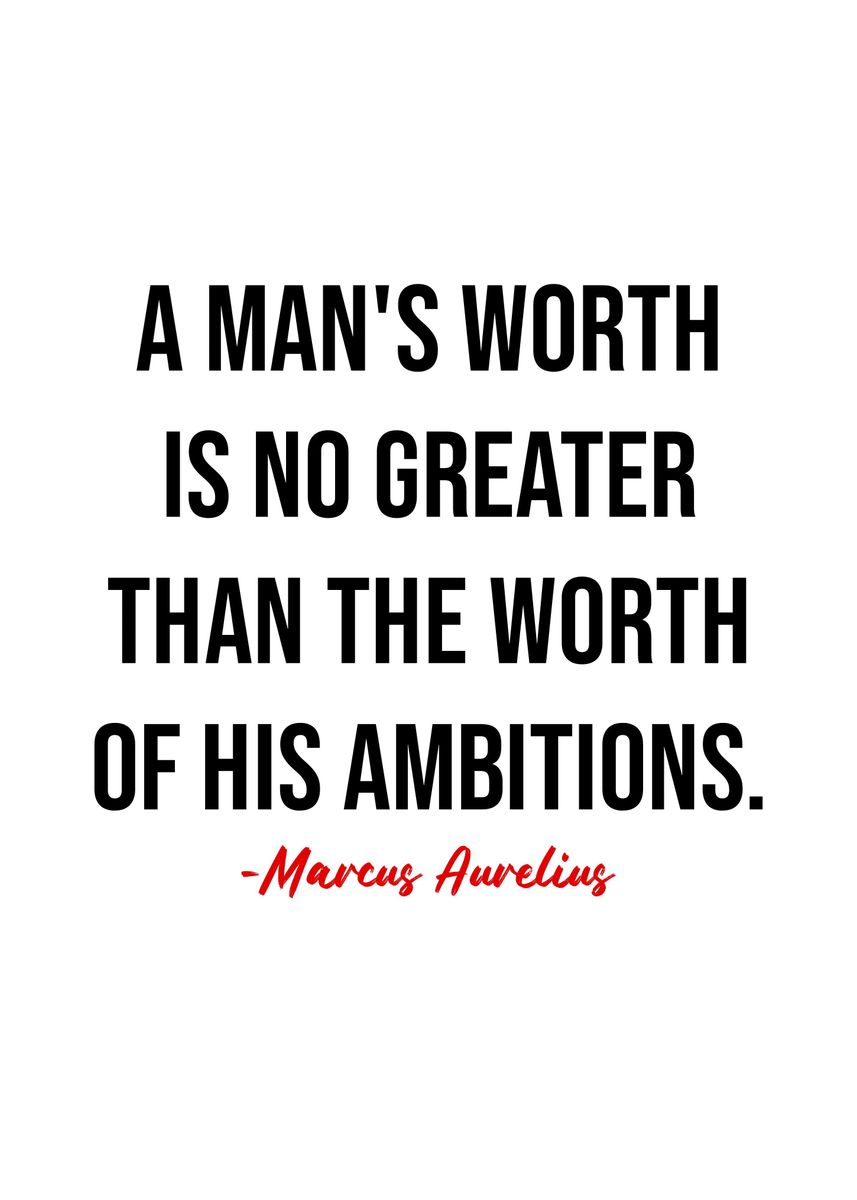 'Marcus Aurelius Quotes ' Poster, picture, metal print, paint by KLIP ...