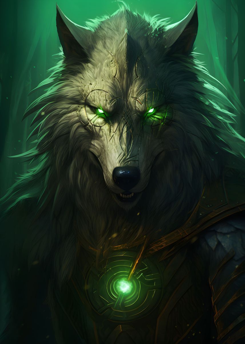 'Lycans' Poster, picture, metal print, paint by Olaffskater | Displate