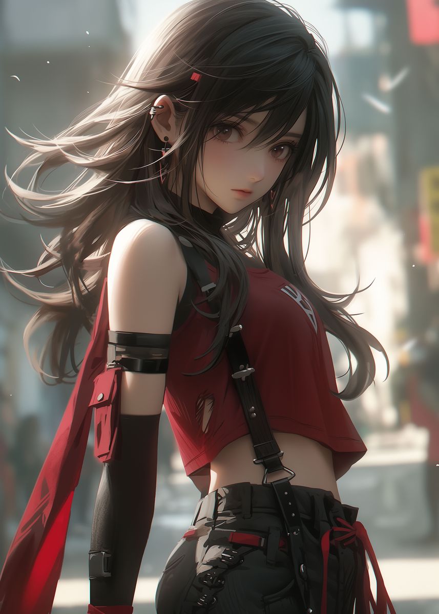 'Anime Game Maiden Girl' Poster, picture, metal print, paint by Avalon ...