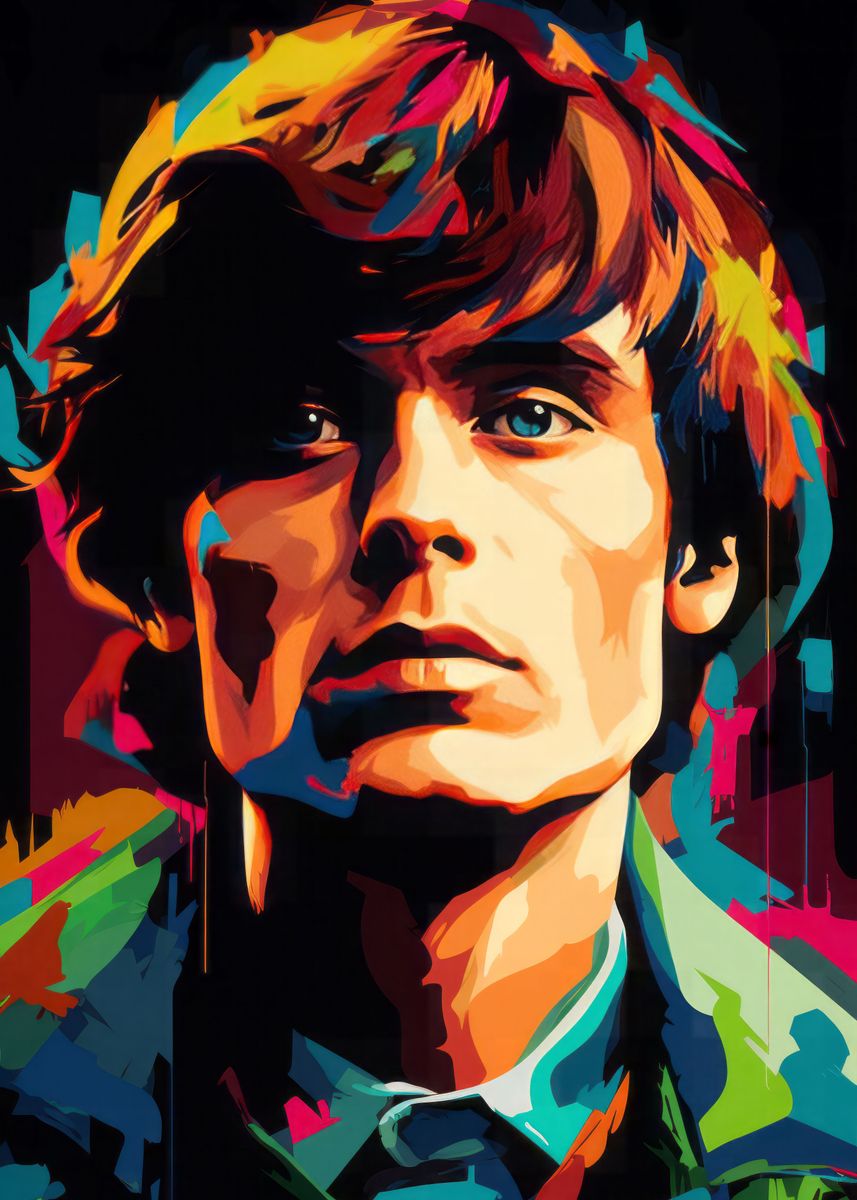 'Cillian Murphy' Poster, picture, metal print, paint by Graphics GC ...