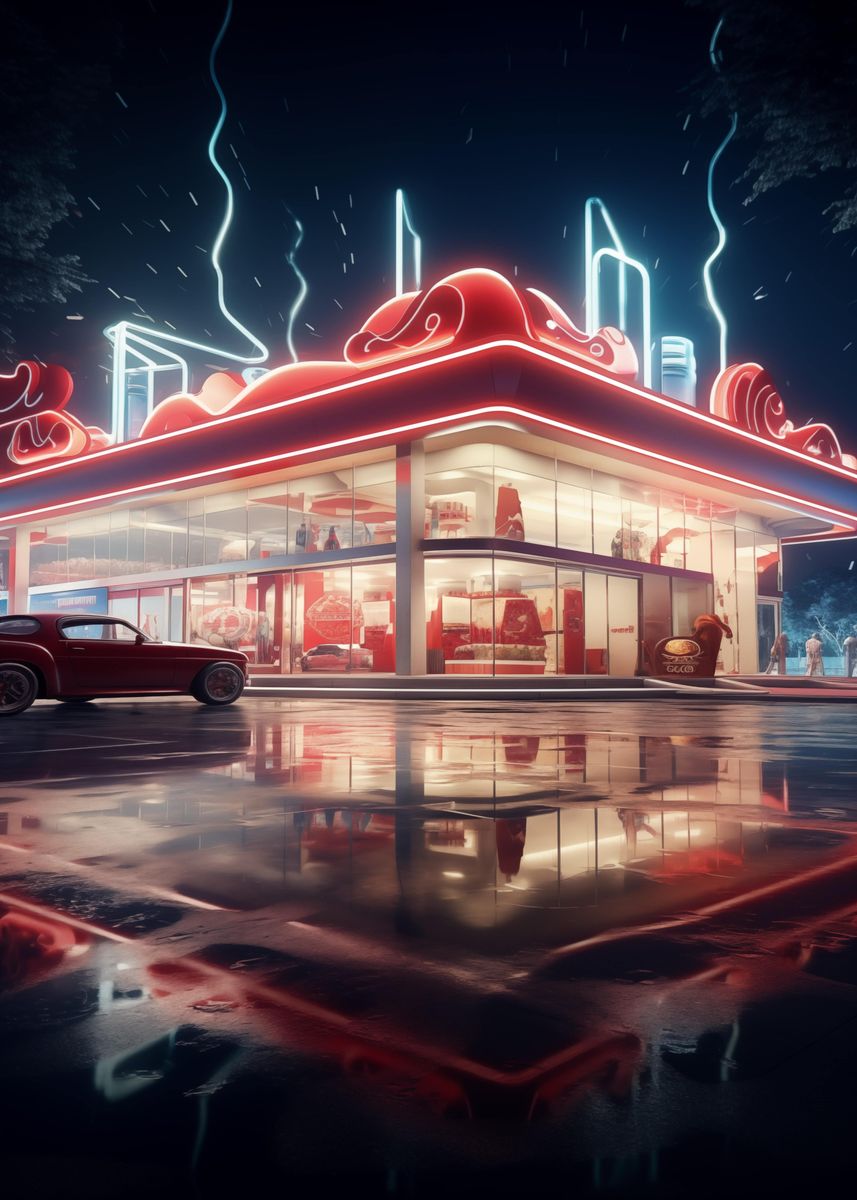 'Eternal Skyscrapers' Poster, picture, metal print, paint by mungaa600 ...