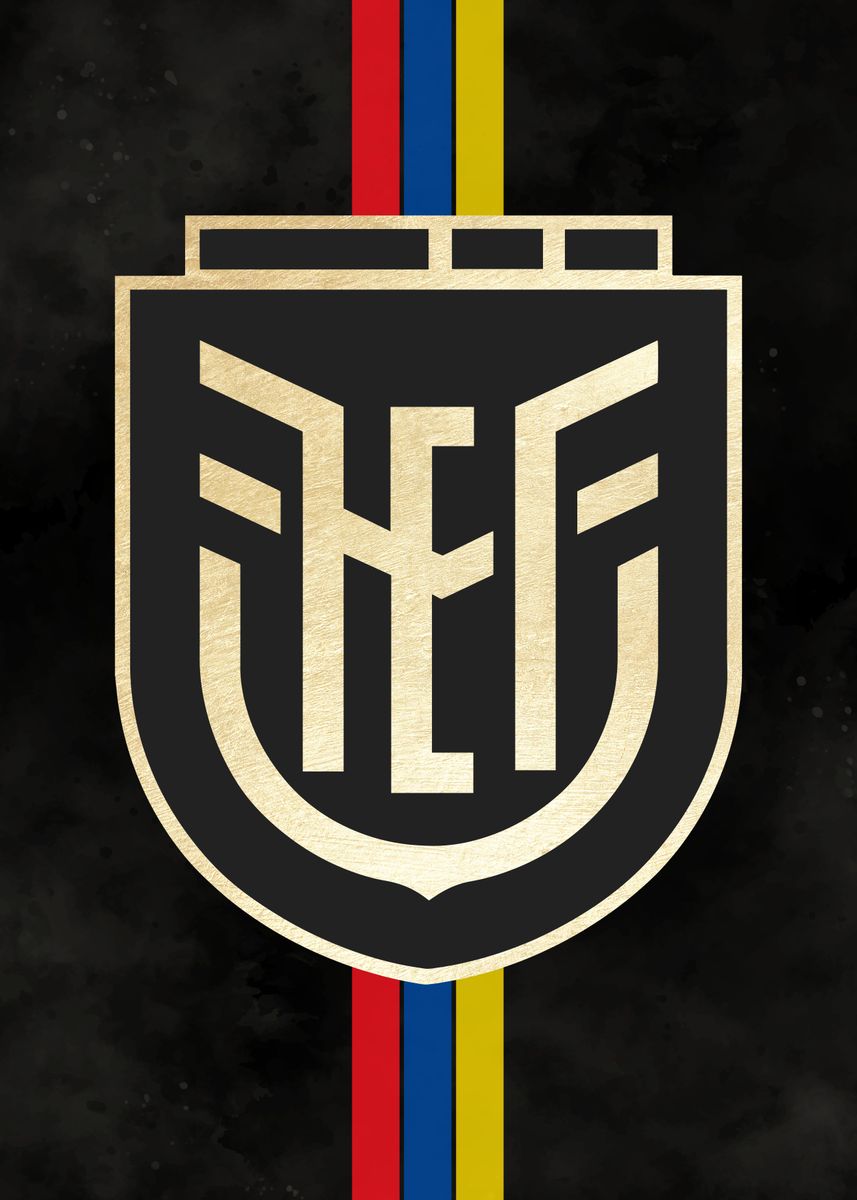 'Ecuador national football ' Poster, picture, metal print, paint by ...