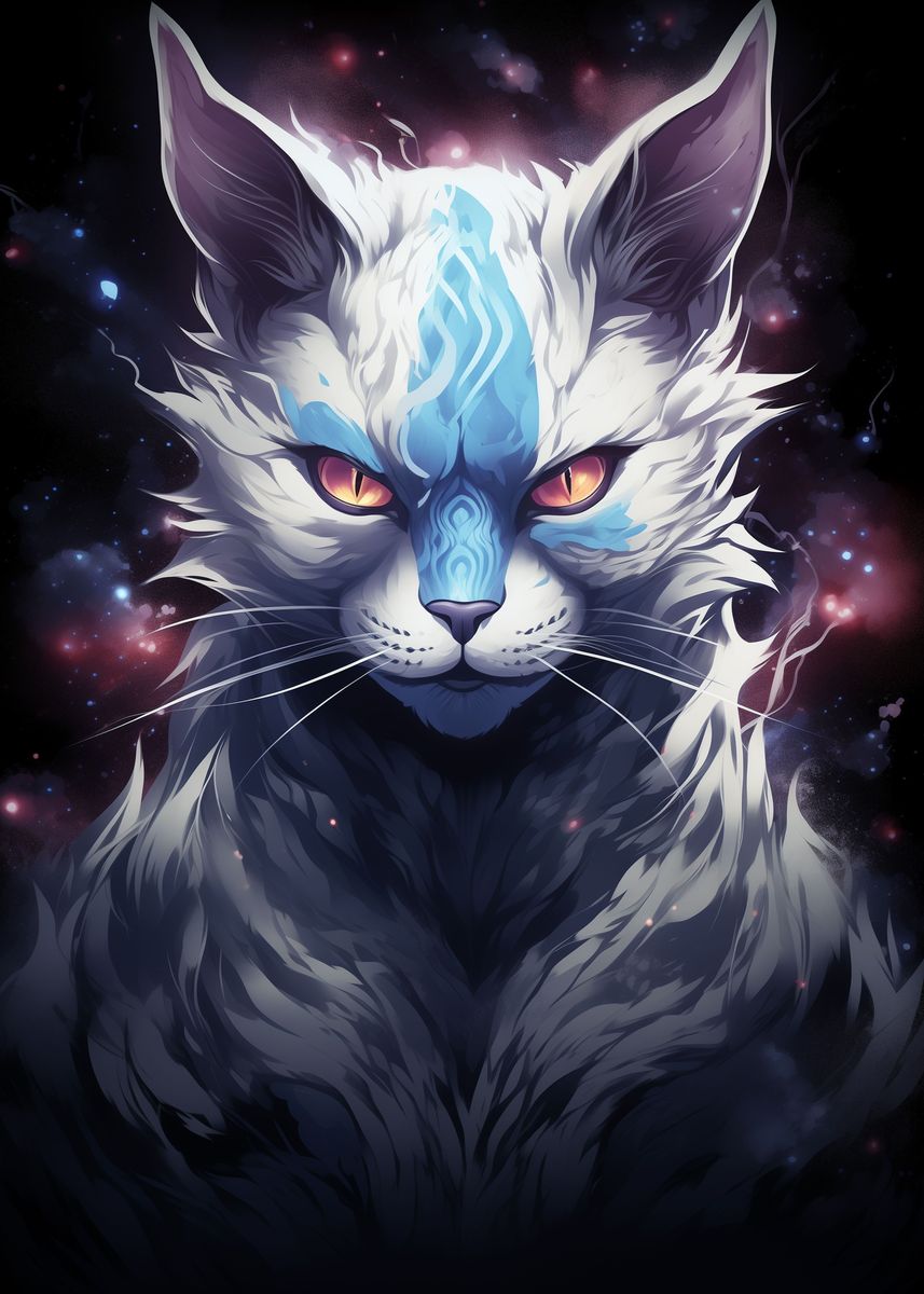 'cat ultra' Poster, picture, metal print, paint by AB5 Collections ...