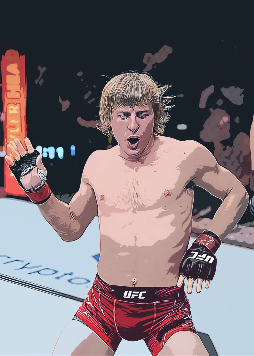 'Paddy Pimblett' Poster, picture, metal print, paint by Benny Jacobs ...