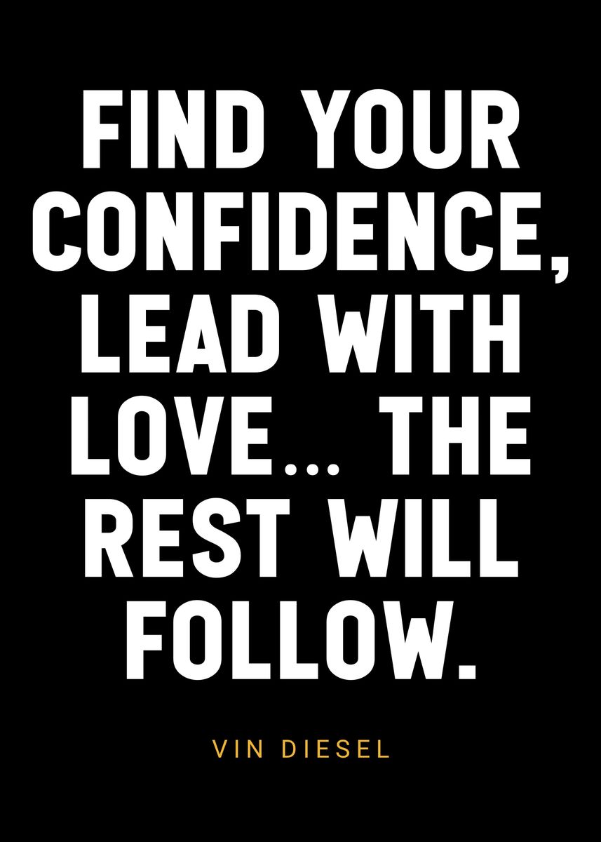 'famous vin diesel quotes ' Poster, picture, metal print, paint by ...