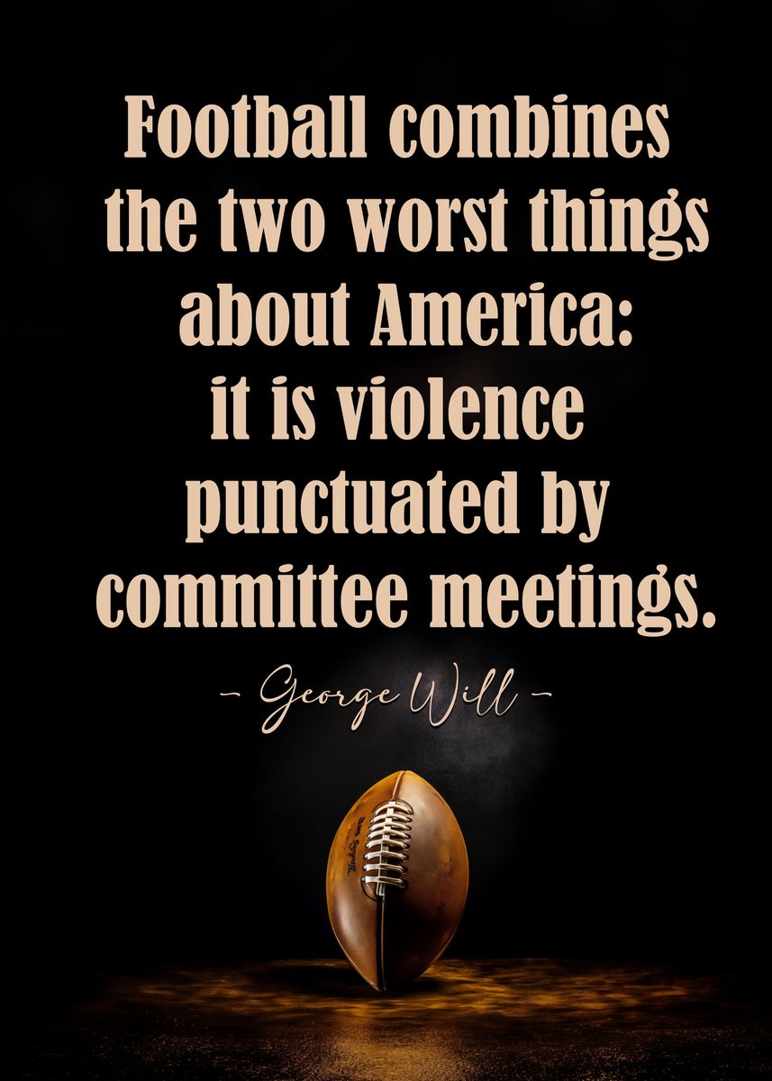 'Football combines' Poster, picture, metal print, paint by Bobby World ...