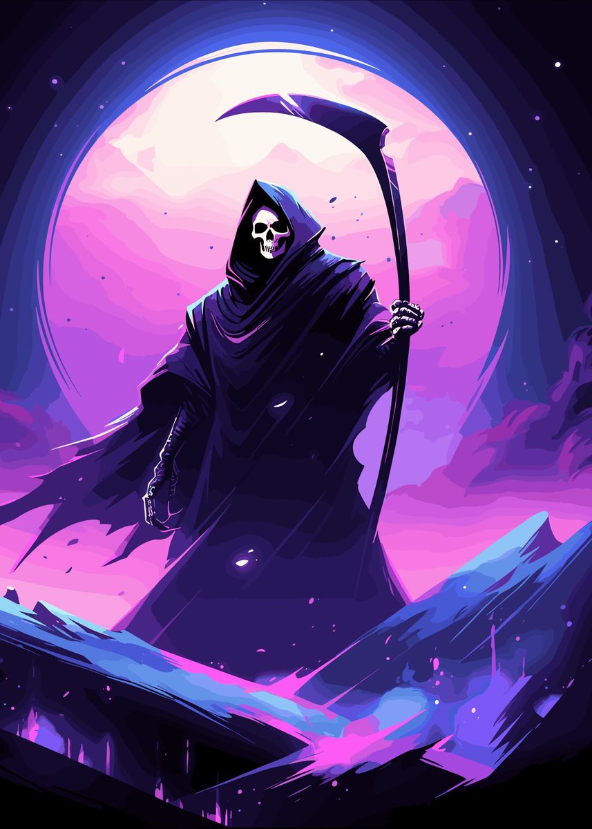 'The Reapers Realm' Poster, picture, metal print, paint by Wonderful ...