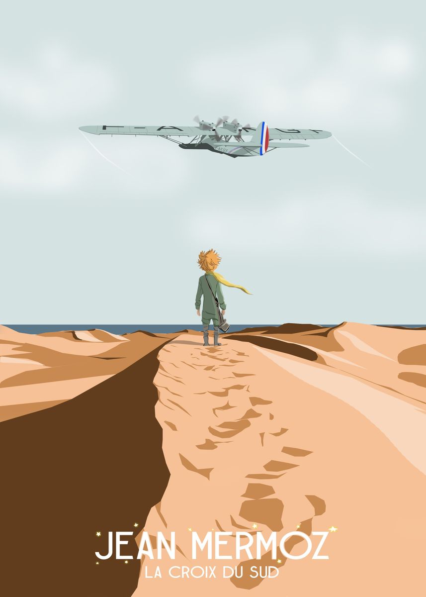 'Mermoz' Poster, picture, metal print, paint by cookaynne | Displate