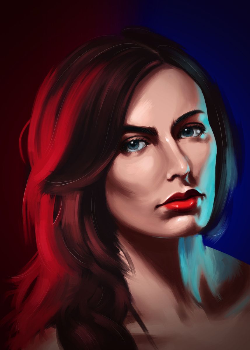 'Serenade of Grace' Poster, picture, metal print, paint by YORHED ...