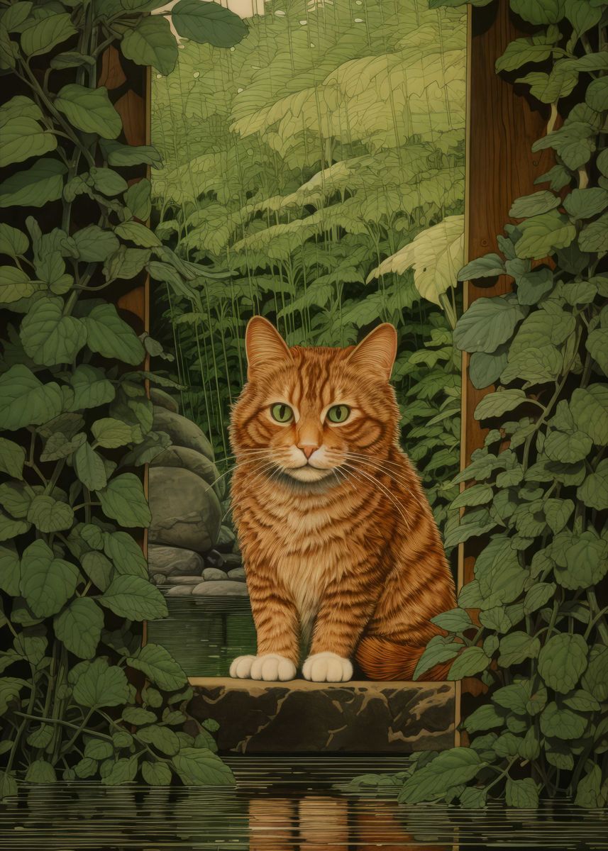 'Japanese Painting' Poster, picture, metal print, paint by Mason Scott ...