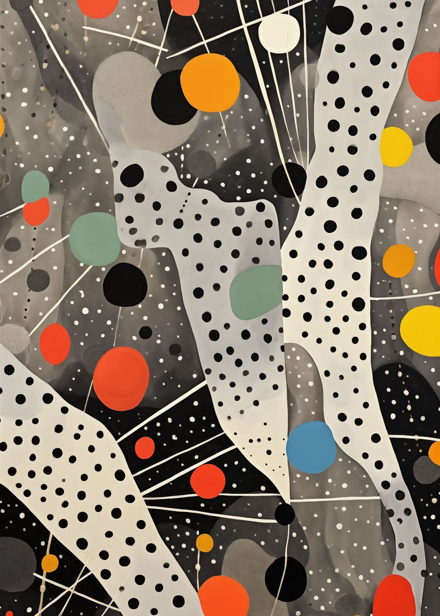 'Abstract Color Splash 8' Poster, picture, metal print, paint by ...