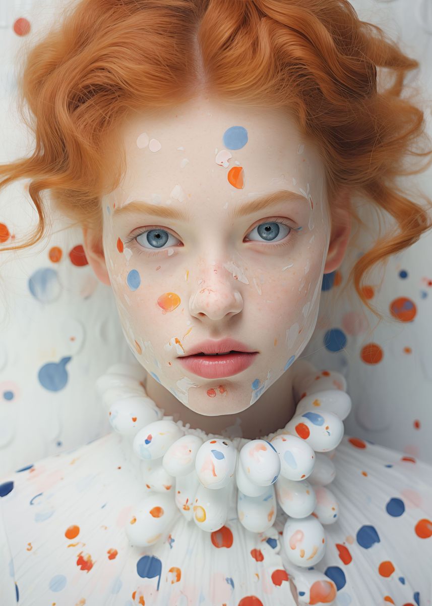 'Color Splash Girl 6' Poster, picture, metal print, paint by Creativity ...