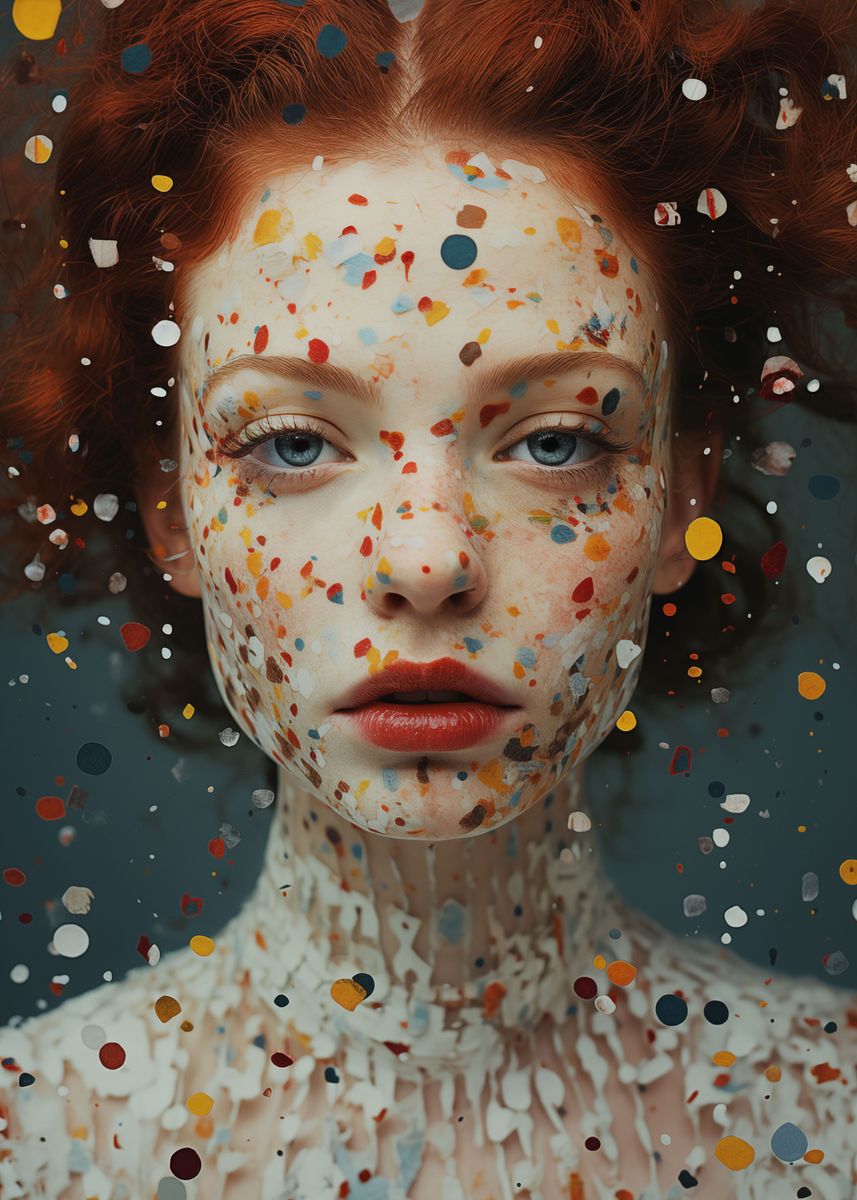 'Color Splash Girl 5' Poster, picture, metal print, paint by Creativity ...