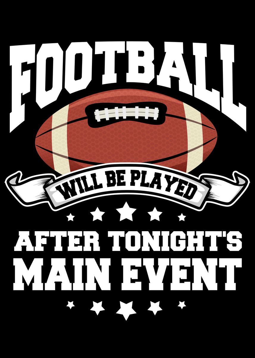 'Football Tailgating Funny' Poster, picture, metal print, paint by ...