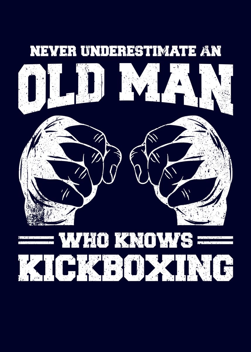 'Kickboxing Kickboxer' Poster, picture, metal print, paint by MzumO ...