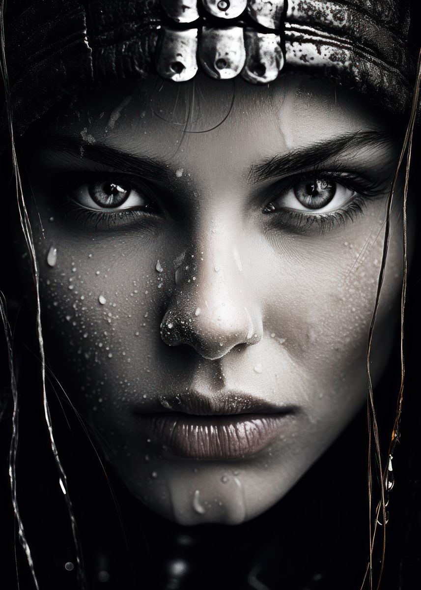 'Ancient Warrior' Poster, picture, metal print, paint by SnowArt | Displate