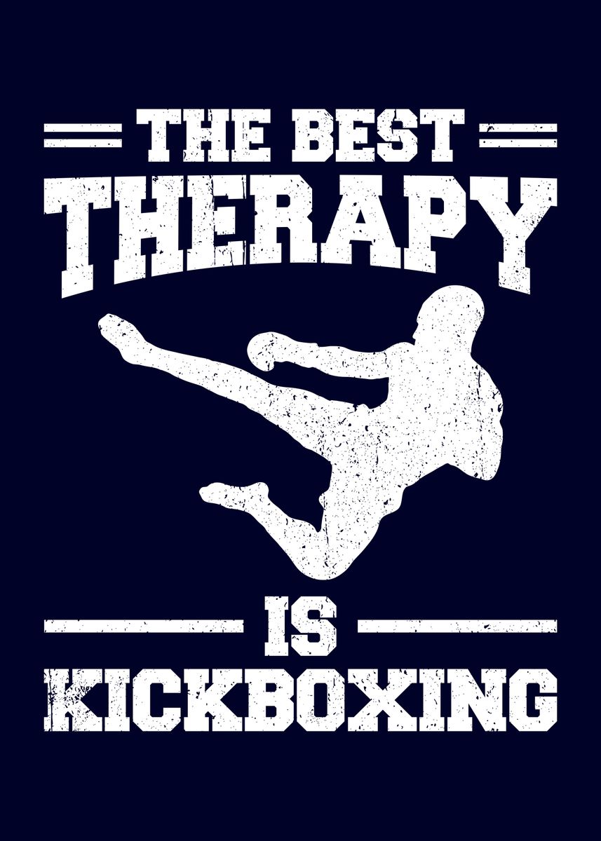 'Kickboxing Kickboxer' Poster, picture, metal print, paint by MzumO ...
