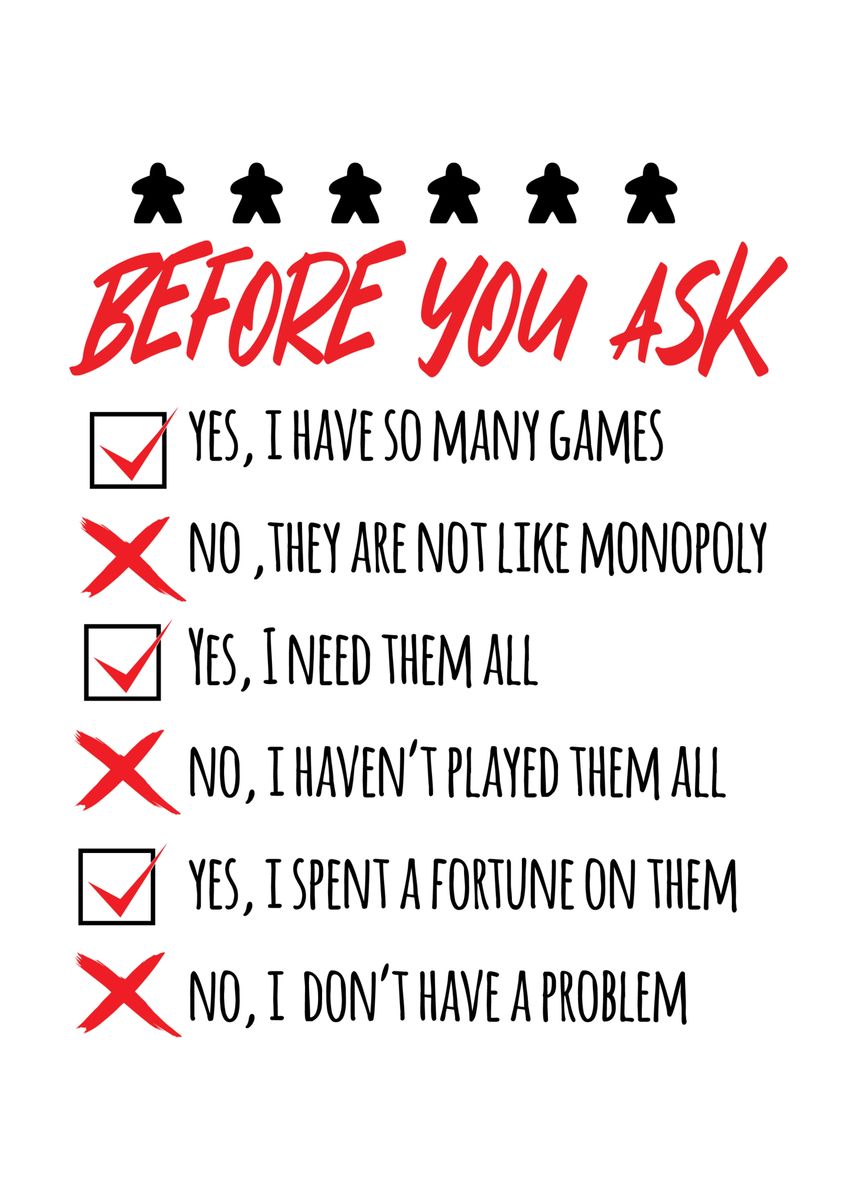 'before you ask ' Poster, picture, metal print, paint by Andreas ...