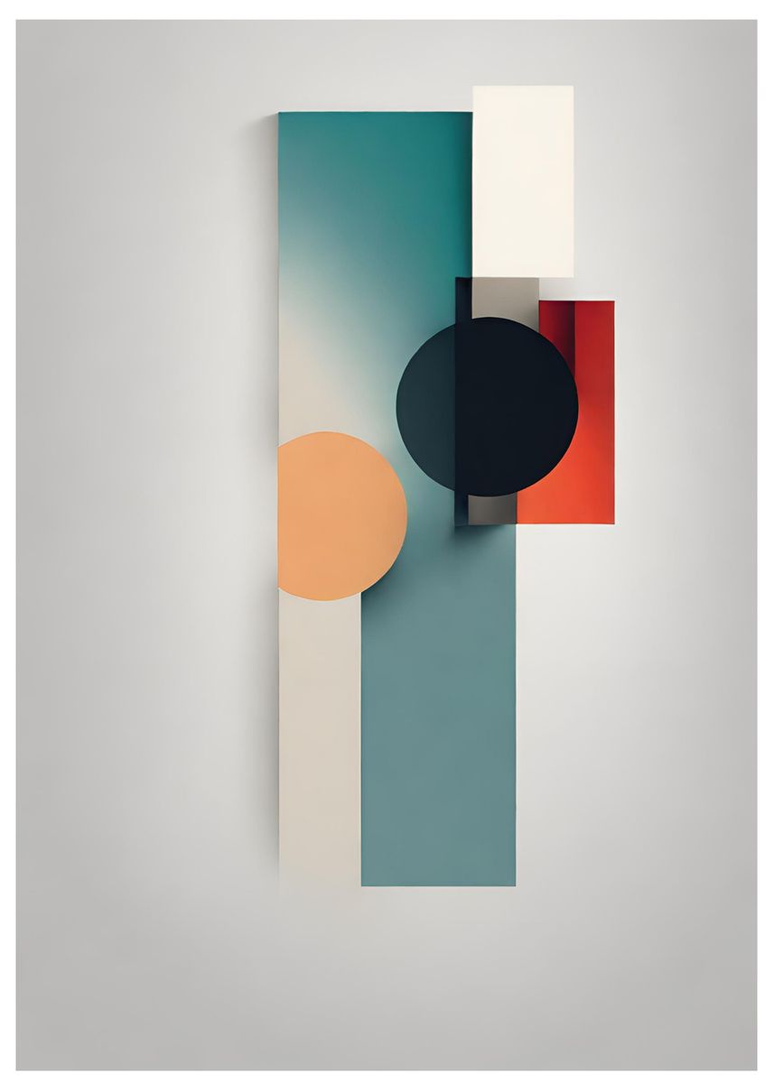 'Abstract expressionism' Poster, picture, metal print, paint by Tech ...