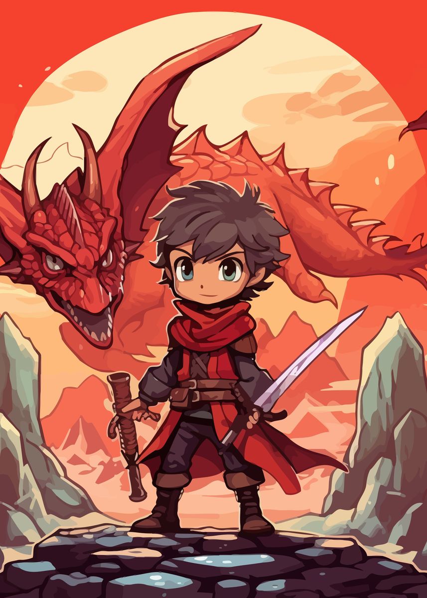 'Anime Legends Of Heroes' Poster, picture, metal print, paint by Marvin ...