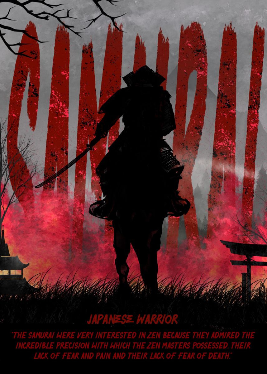 'Japanese samurai' Poster, picture, metal print, paint by Japanese ...