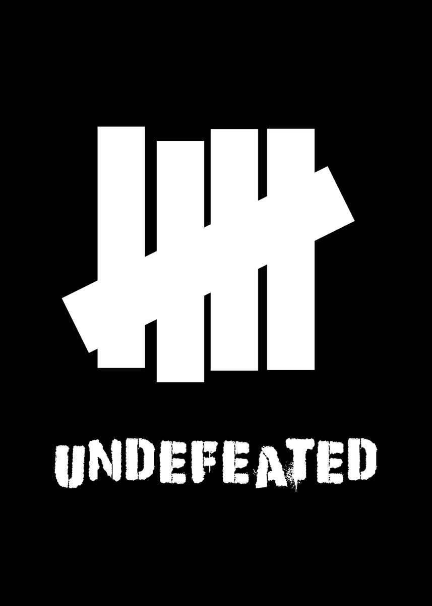 'Undefeated' Poster, picture, metal print, paint by Lardis Art | Displate