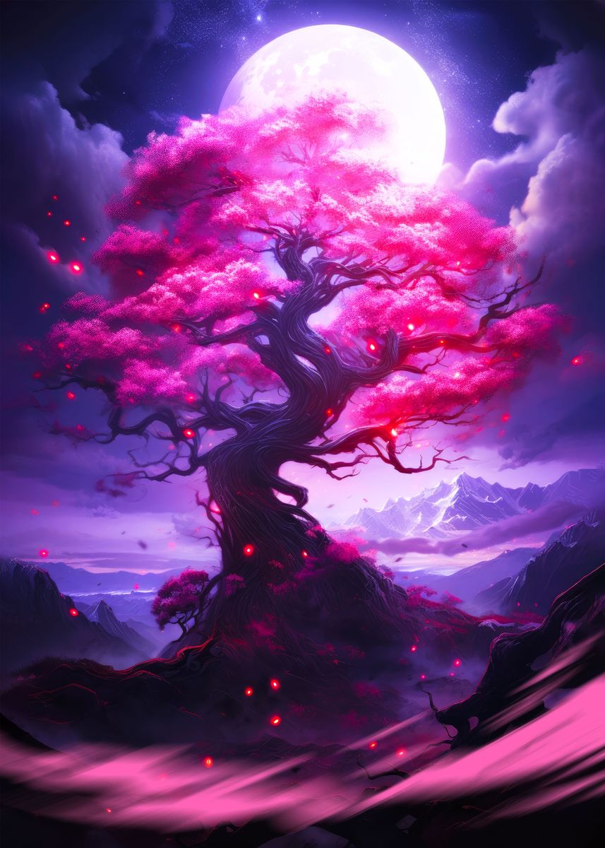 'Eternal Tree of Life' Poster, picture, metal print, paint by Misbahul ...