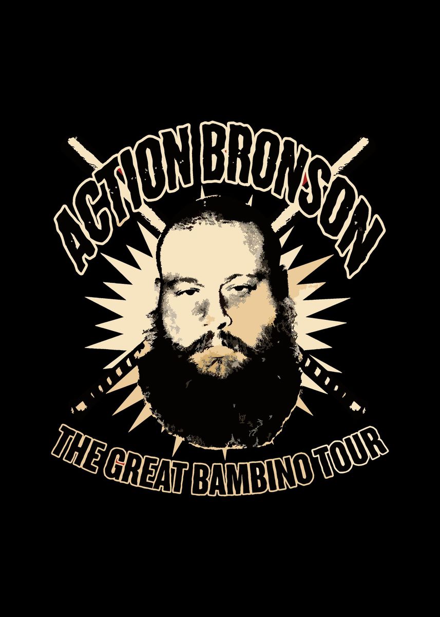 'Action Bronson' Poster, picture, metal print, paint by Lord Jay | Displate