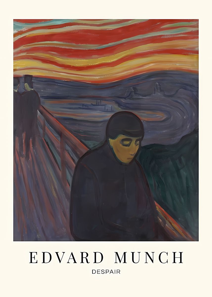 'Despair' Poster, picture, metal print, paint by Awesome Famous Art ...