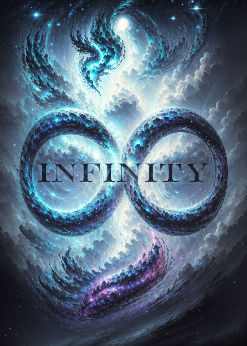 'Infinity Space' Poster, picture, metal print, paint by DervlexArt ...
