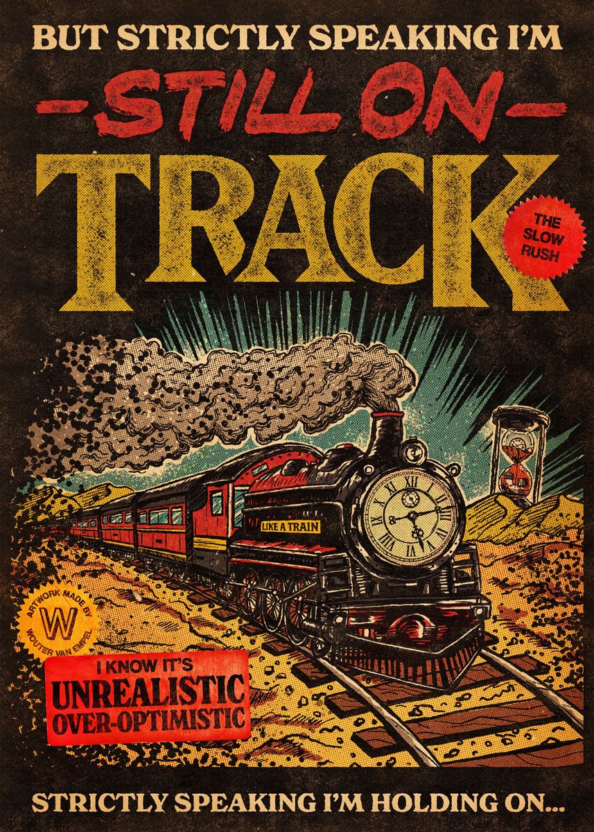 'On Track' Poster, picture, metal print, paint by Wouter van Empel ...