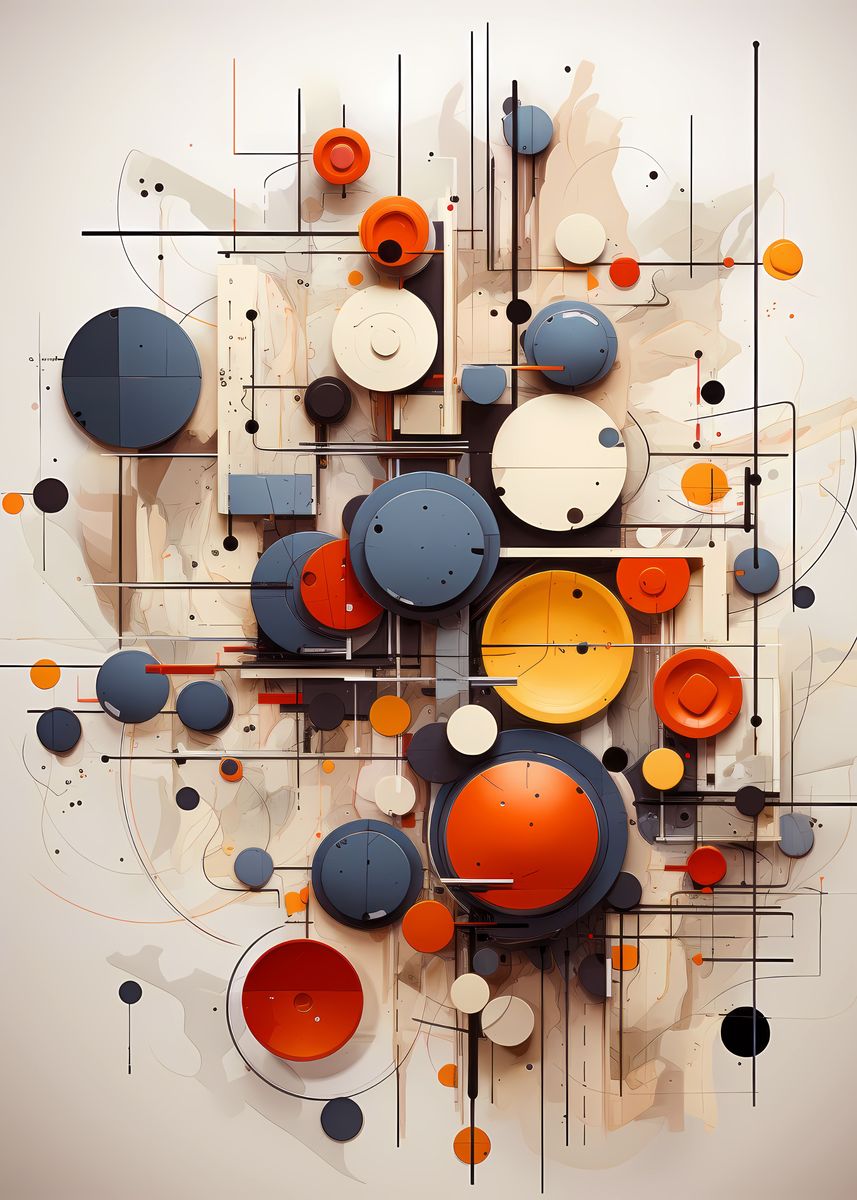 'Abstract expressionism art' Poster, picture, metal print, paint by ART ...