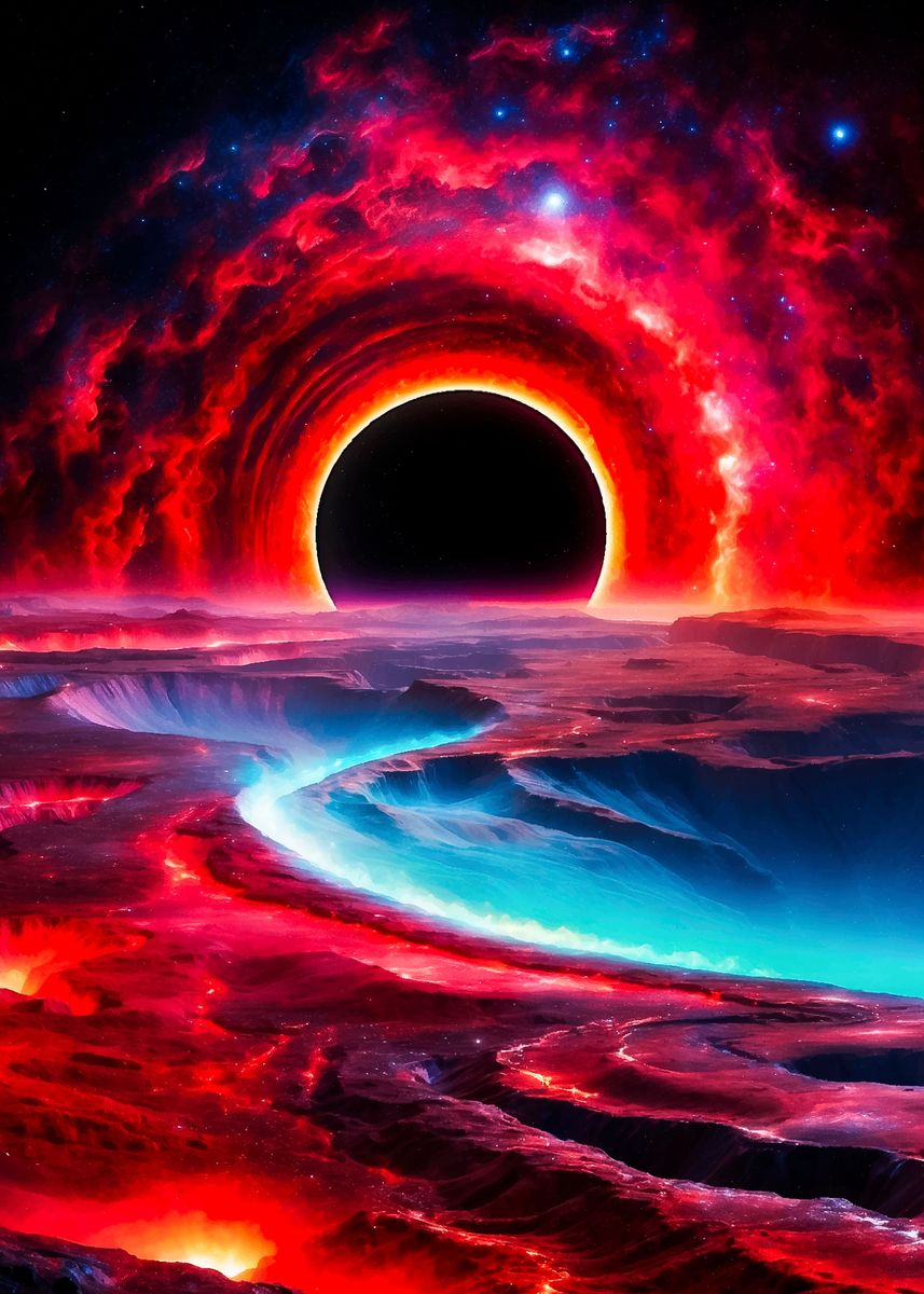 'Hell' Poster, picture, metal print, paint by James Garcia | Displate