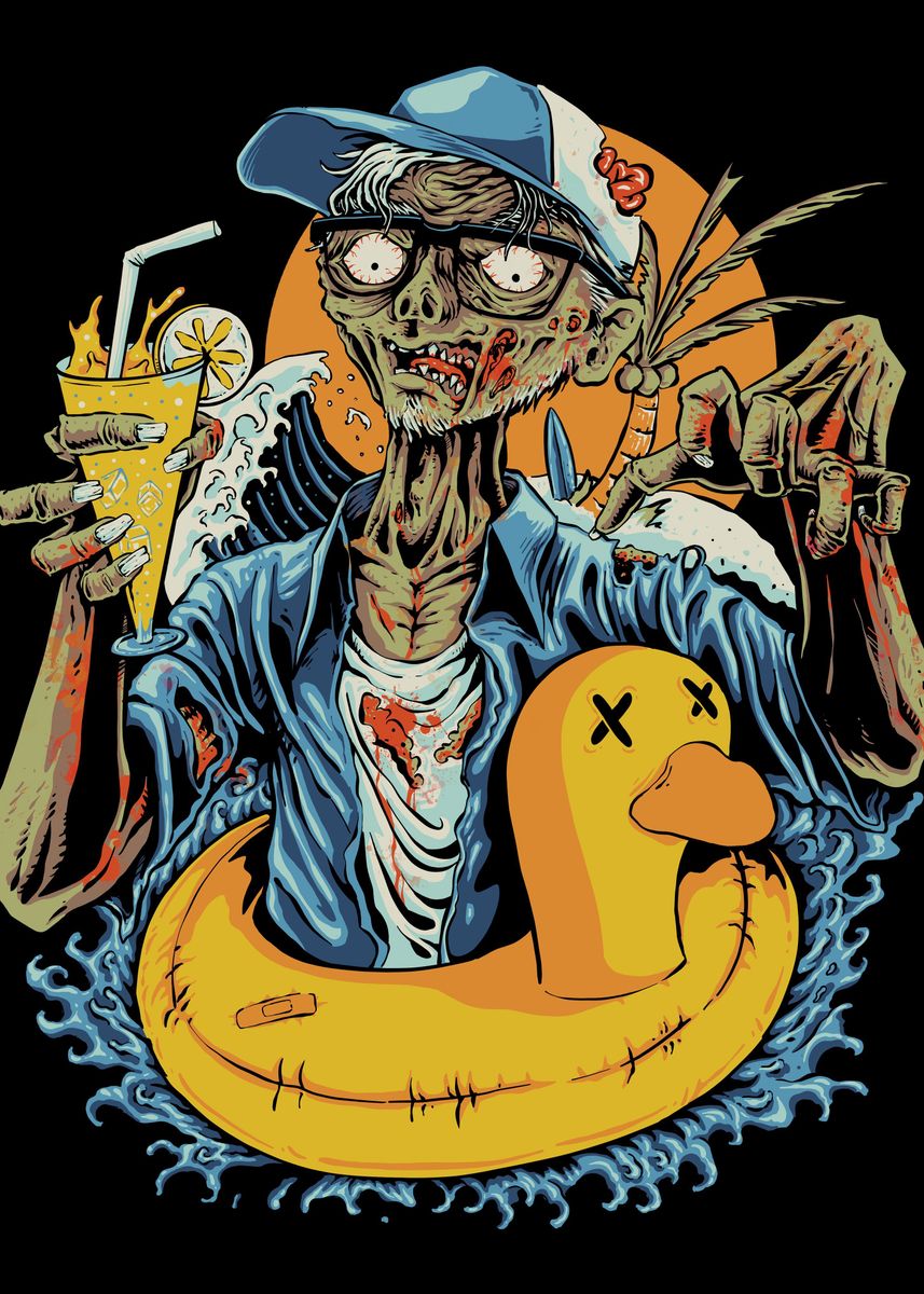 'Summer Apocalypse' Poster, picture, metal print, paint by Quilimo ...