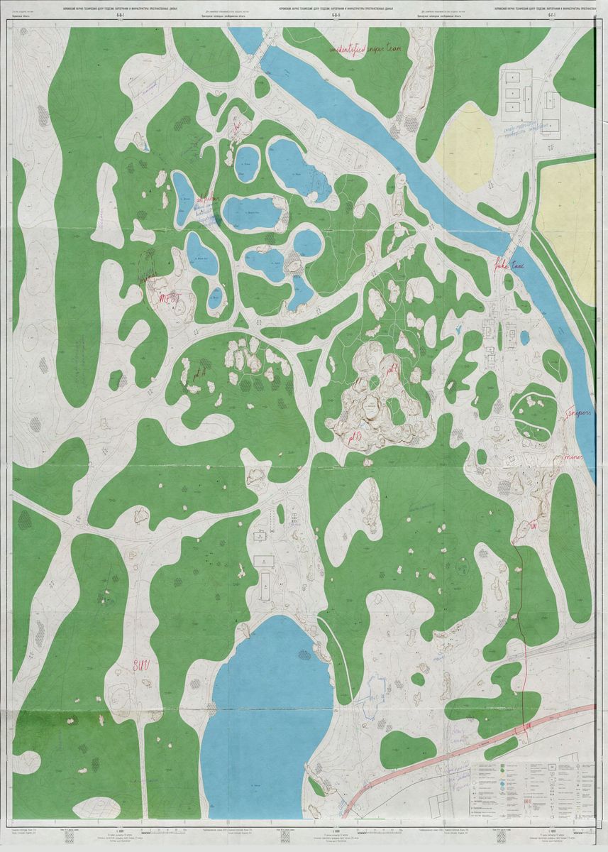 'Woods Map' Poster, picture, metal print, paint by TDX Studio | Displate
