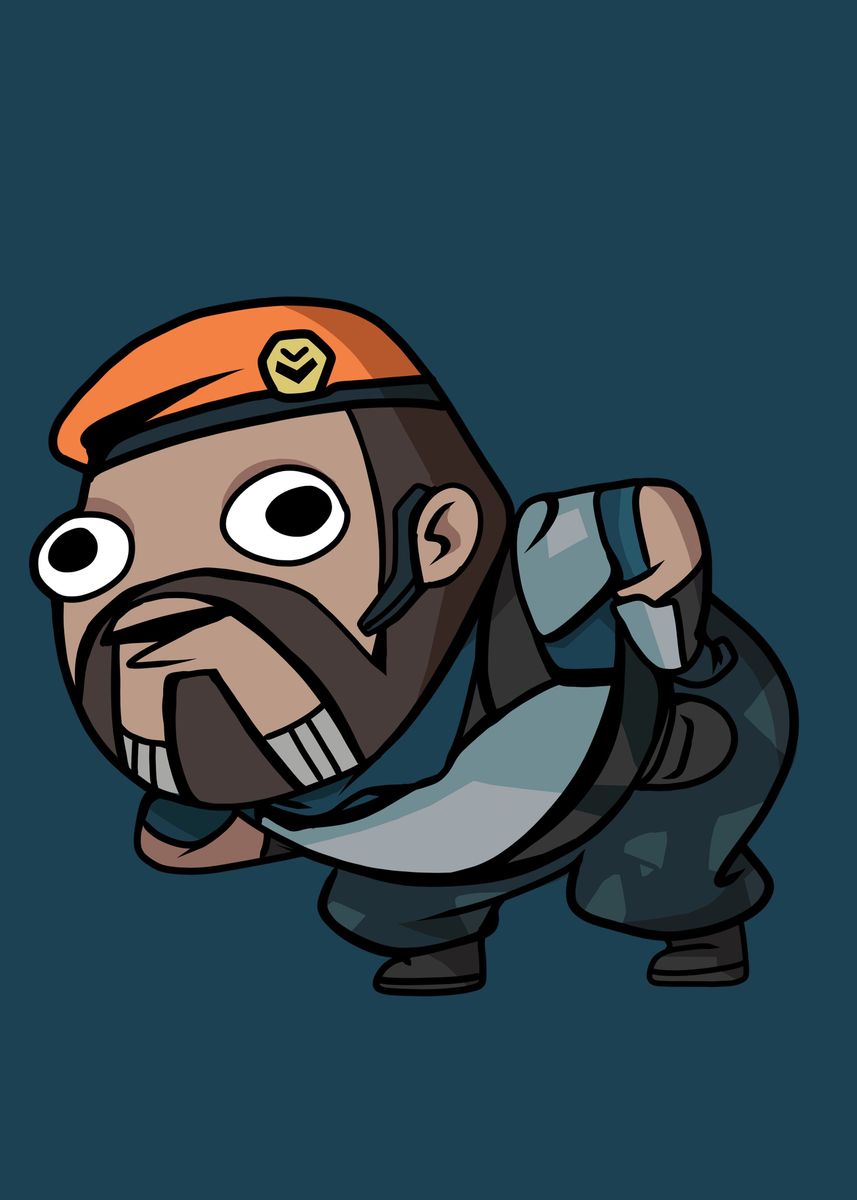 'Bawk Bawk' Poster, picture, metal print, paint by ebonk | Displate