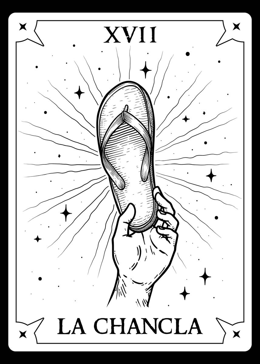 'La Chancla Survivor' Poster, picture, metal print, paint by ...