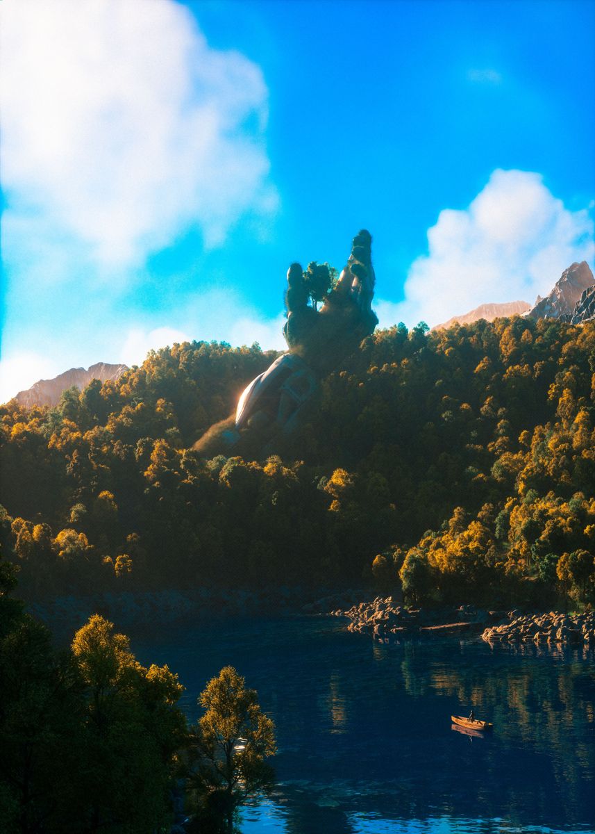 'Foresta' Poster, picture, metal print, paint by VVL | Displate