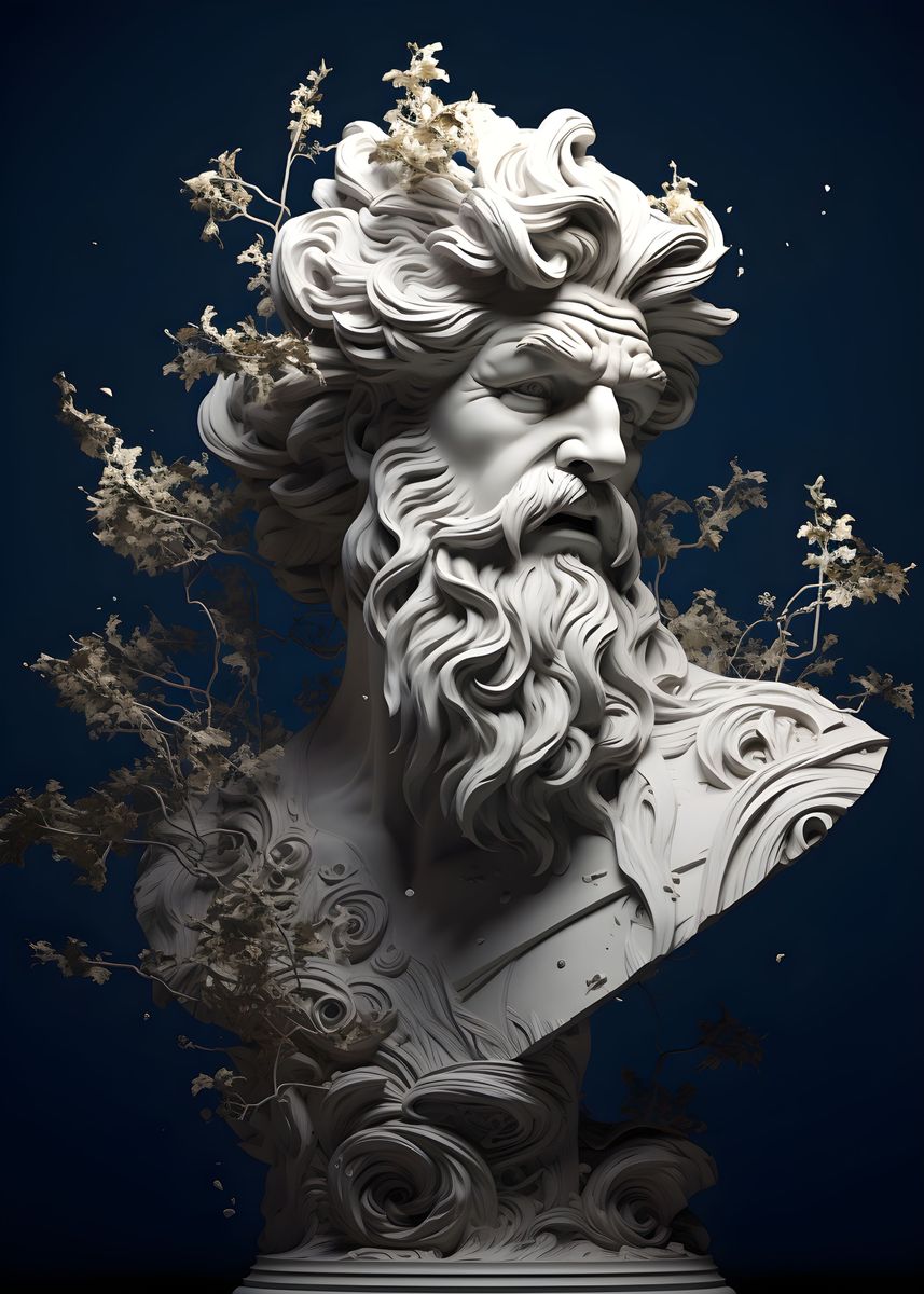 'God Of Nature Sculpture' Poster, picture, metal print, paint by OTASTD ...