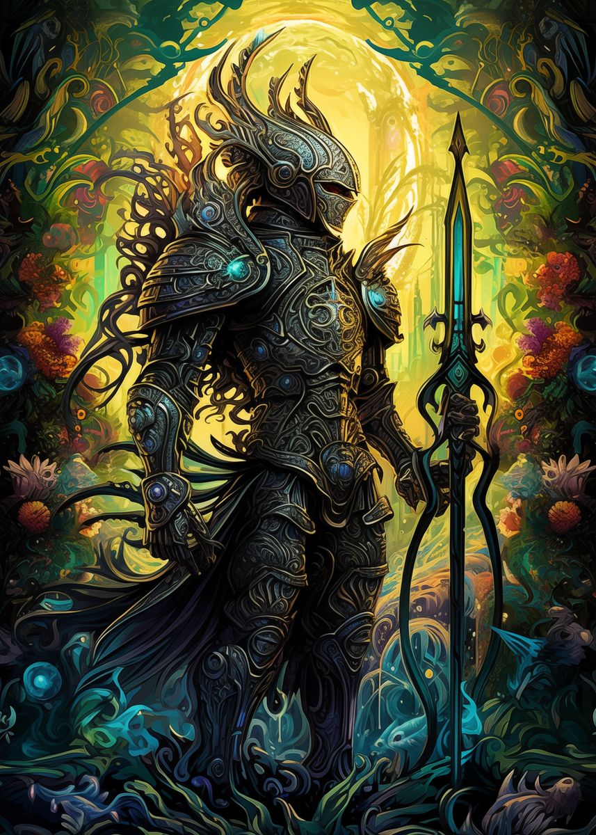 'Enchanted Guardian' Poster, picture, metal print, paint by Operator ...