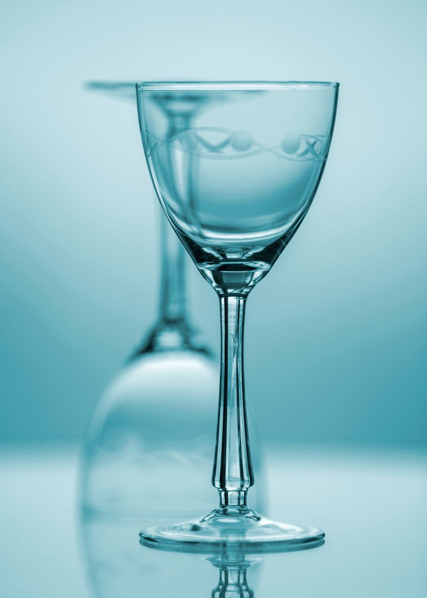 'Glass' Poster, picture, metal print, paint by Mycatherina | Displate