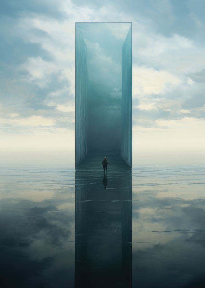 'Inner Journey I' Poster, picture, metal print, paint by Beneveri ...